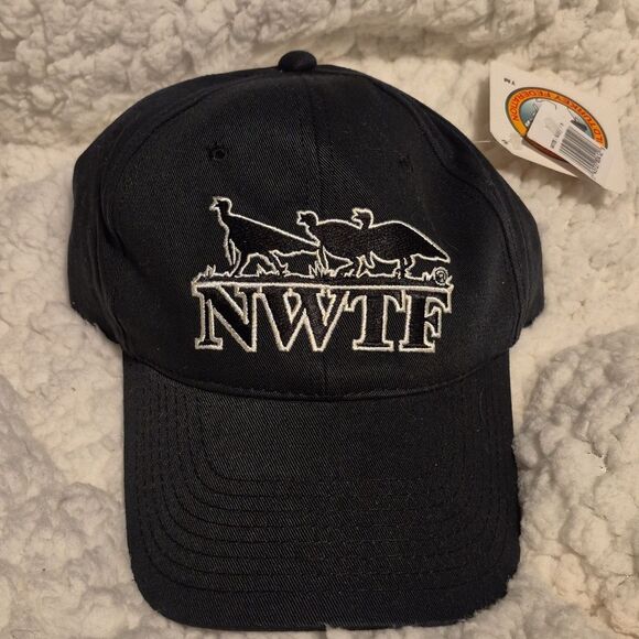 NWTF | Accessories | Nwtfturkey Black Sliderback Hat New | Poshmark